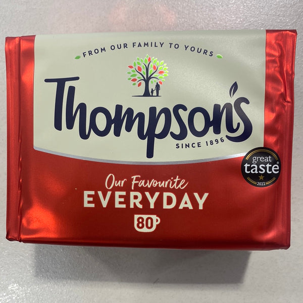 Thompsons EVERYDAY TEA BAGS (80'S) 250G - Little taste of home