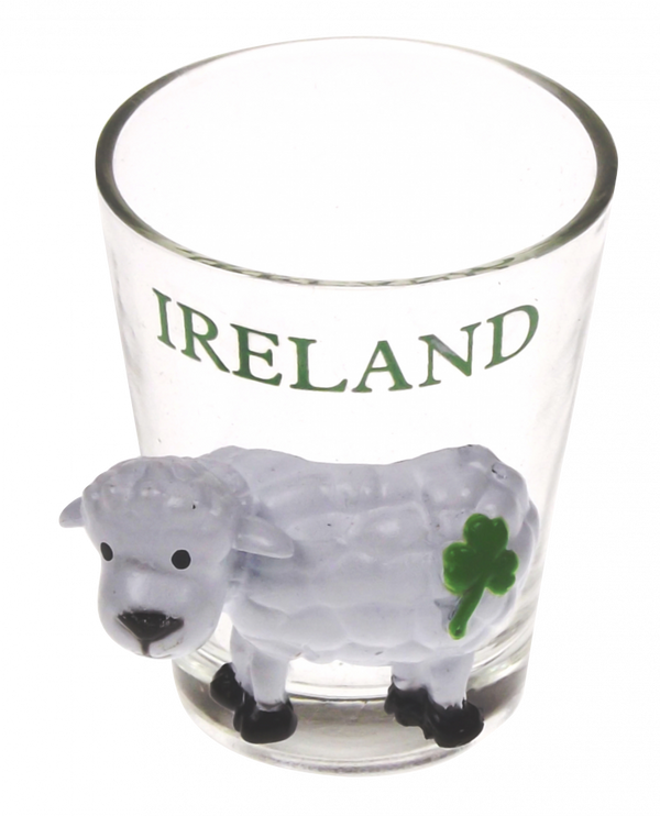 3D Sheep on Shot Glass - Little taste of home