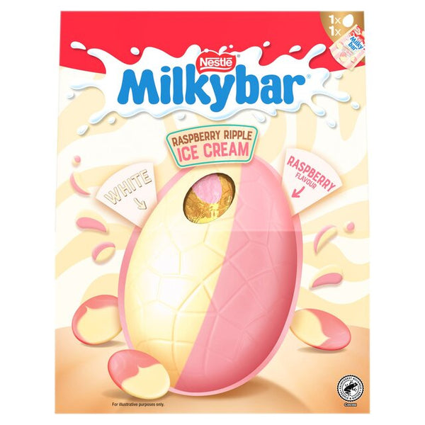 Milkybar Raspberry Ripple Easter Egg 236g COMING SOON - Little taste of ...