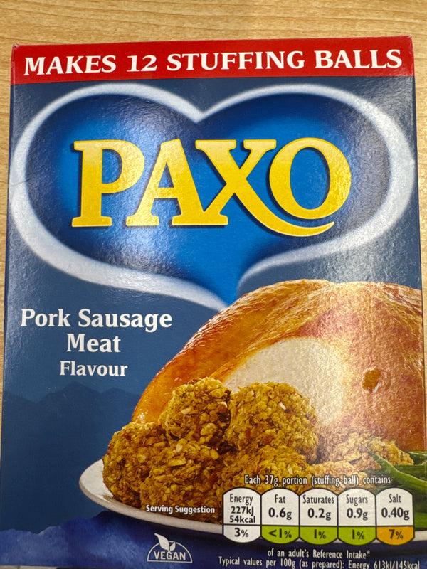 Paxo pork sausage meat flavour 170g - Little taste of home