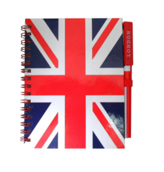 UNION JACK NOTEBOOK & PEN - Little taste of home