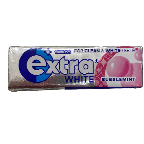 Wrigleys extra white Bubblegum 14g - Little taste of home