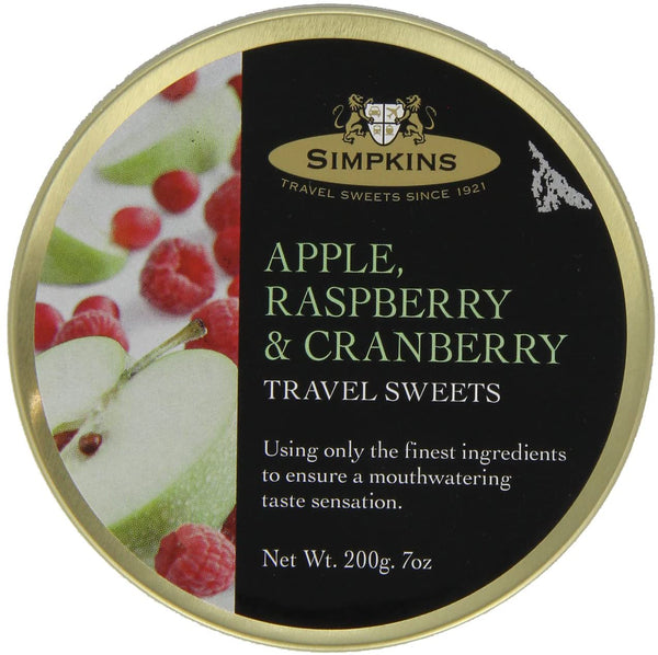 Simpkins Apple. Raspberry & Cranberry Drops 200g - Little taste of home