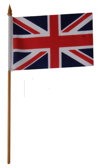 UK Small Stick Flag – 4″x6″ - Little taste of home